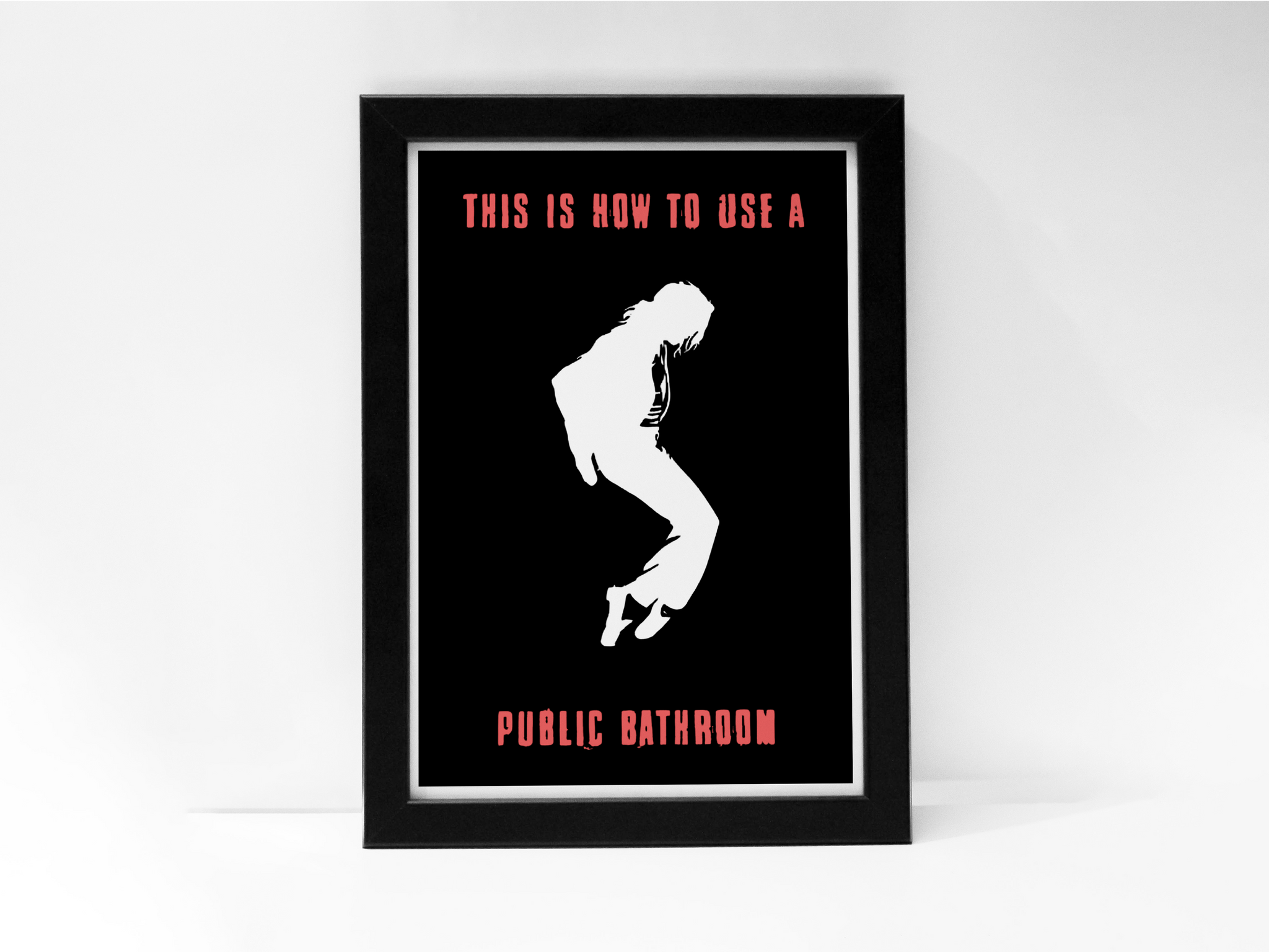 "Legend Pose: Public Bathroom edition" Poster: Add a Touch of Personal