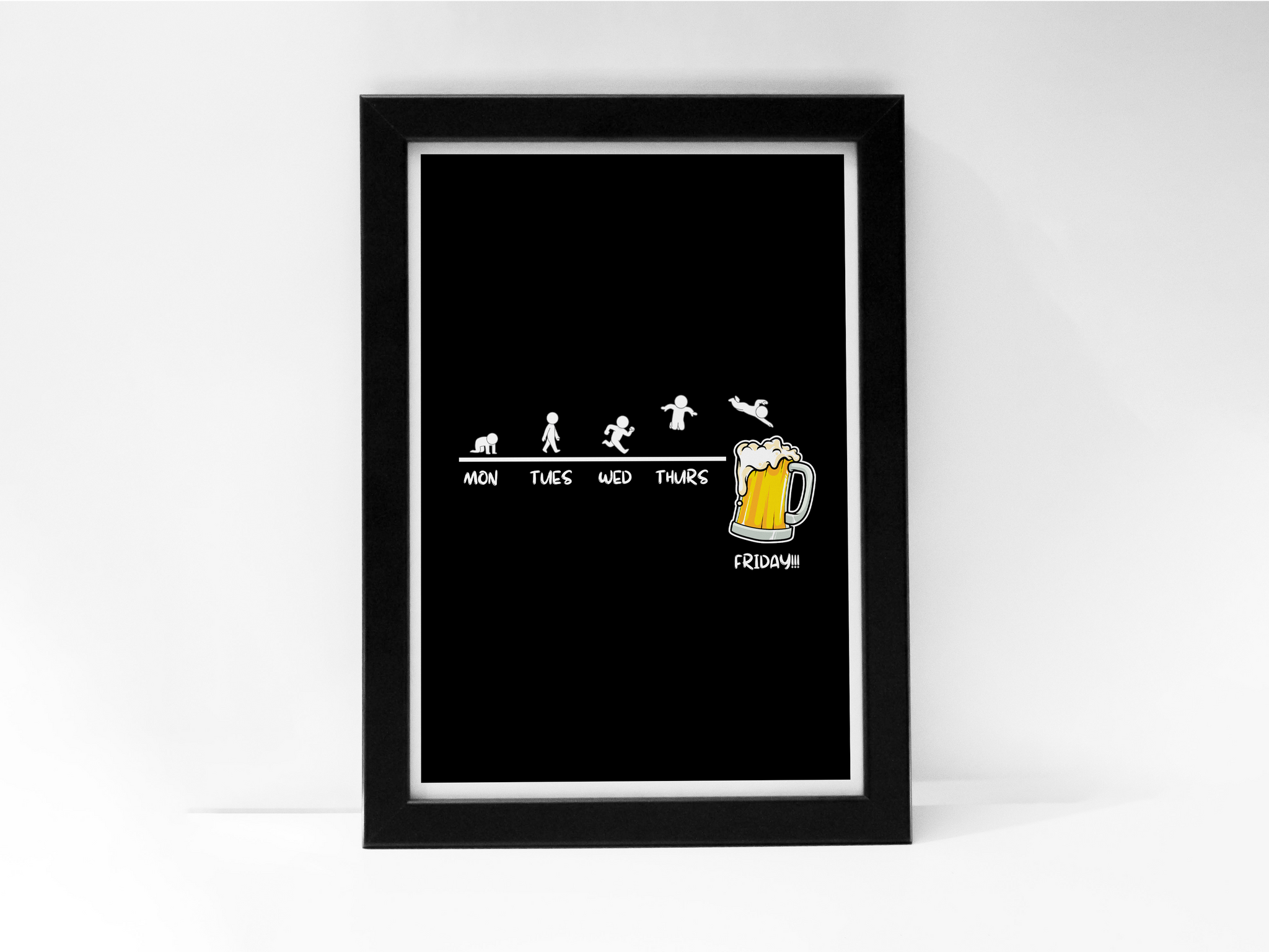 "Weekly Work Mode!" Poster: Add a Touch of Personality to Your Space