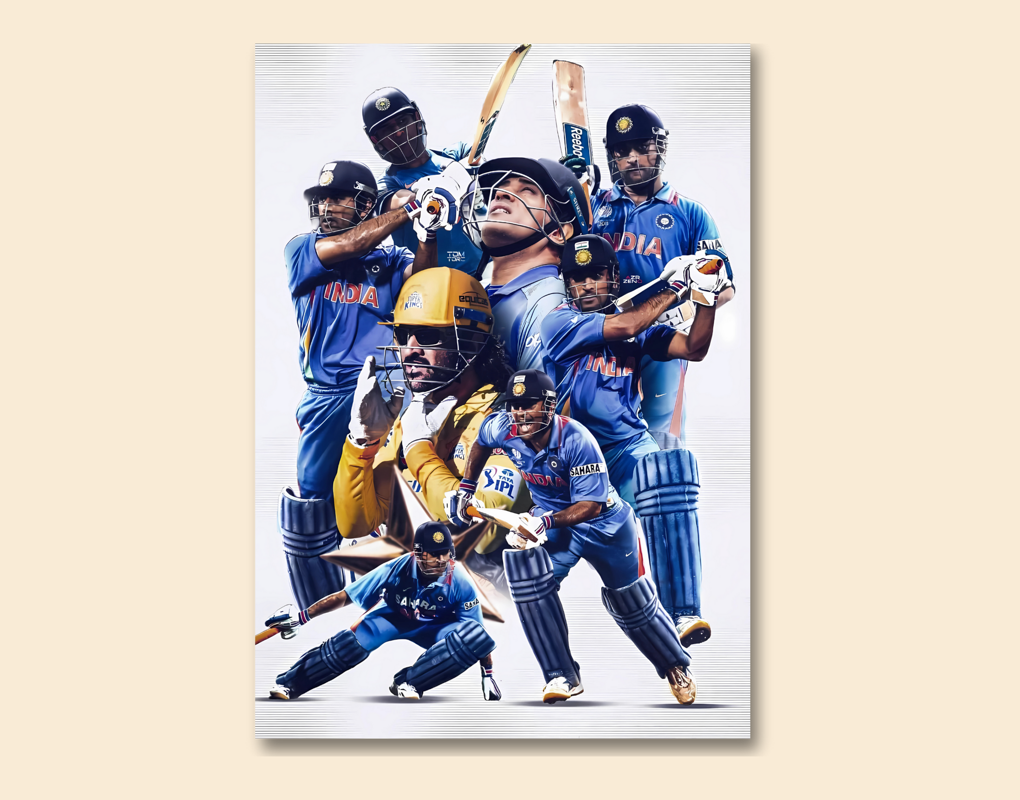 "MSD THE LEGEND"- Shiny & Sturdy Metallic Poster Art That Pops & Stick
