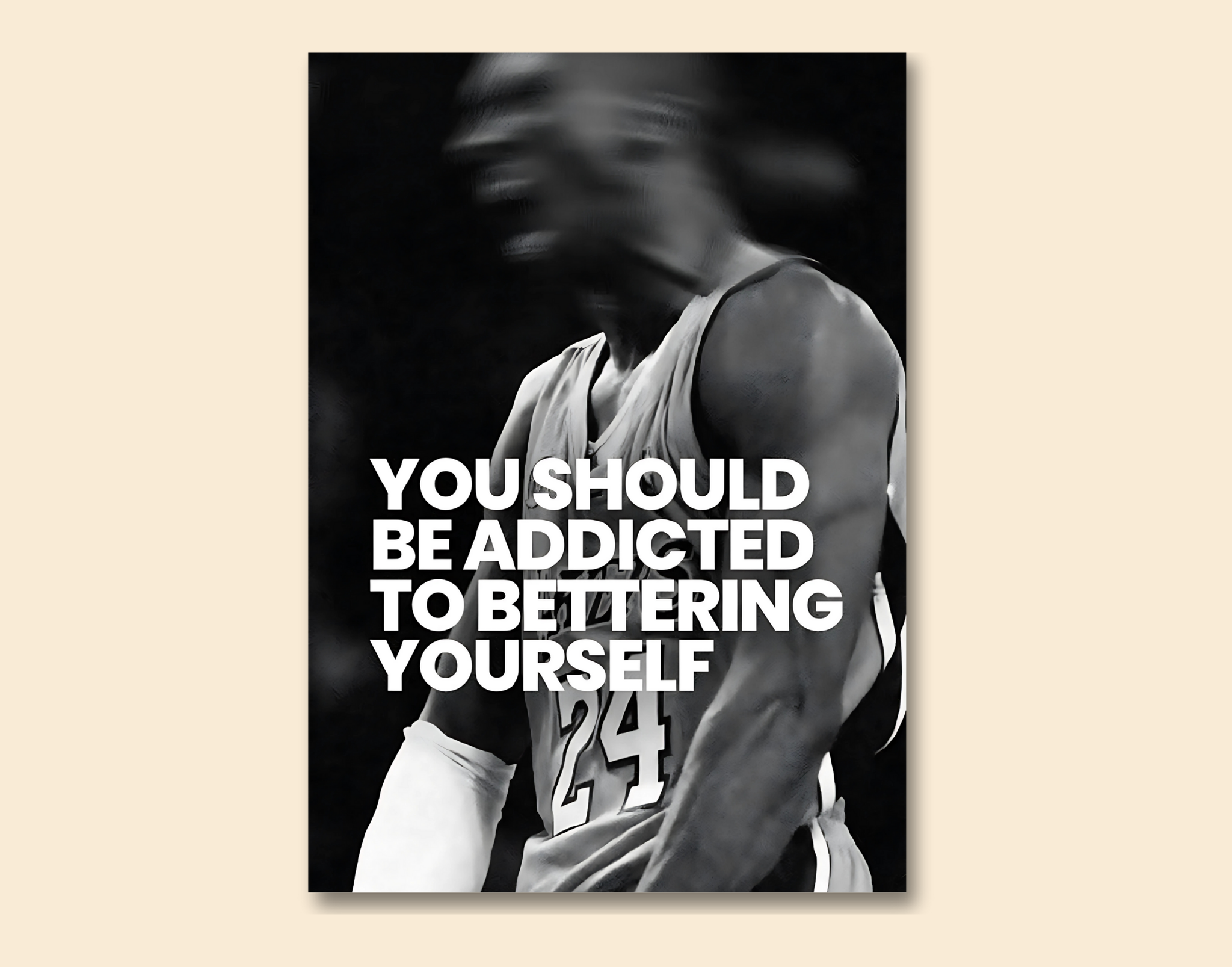 "Motivational: NMB Kobe Bryant"- Shiny & Sturdy Metallic Poster Art Th