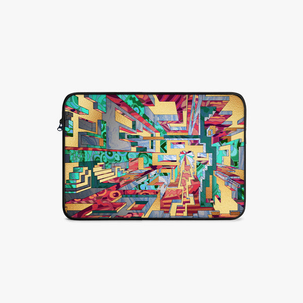 "Matrix Vibrant Version" Laptop Sleeves: Bold Modern Design for Every