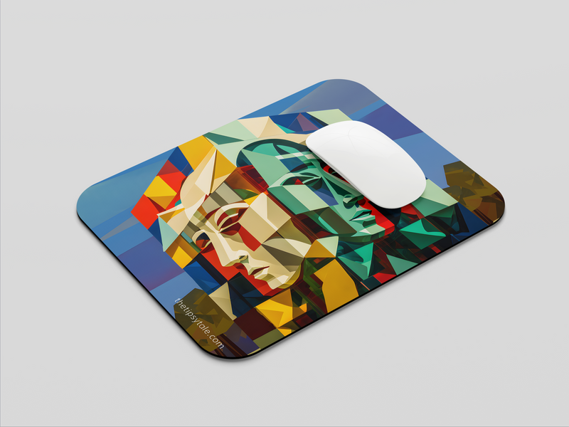 "Box Out Quirkiness" Mousepad - Stylish Workspace Mousepad