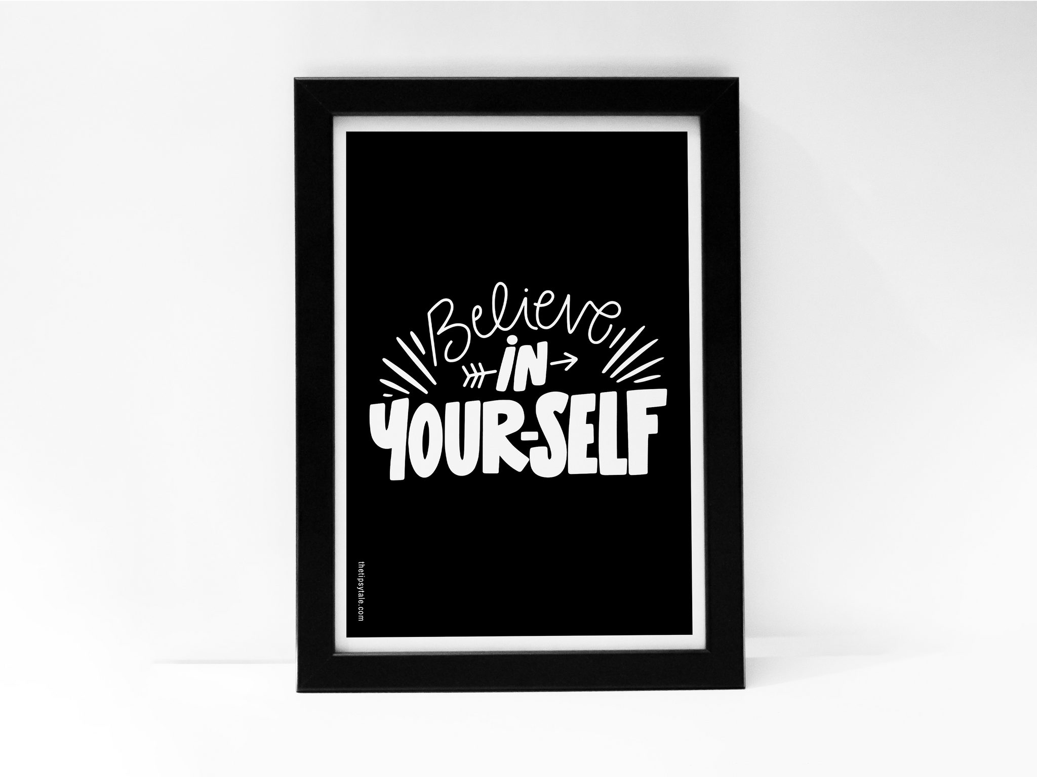 "Rise to the Challenge" Poster - Unique Art for Your Space | The Tipsy Tale