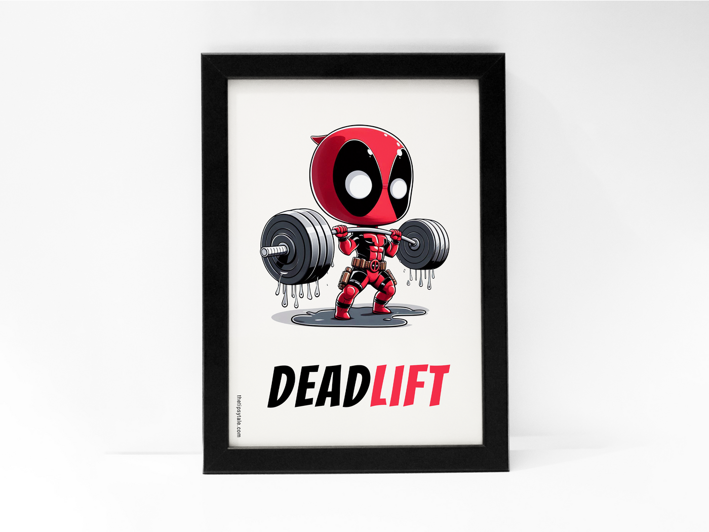 "Deadlift" Poster - Unique Art for Your Space | The Tipsy Tale