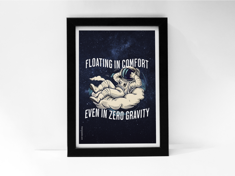 "Zero Gravity" Poster - Unique Art for Your Space | The Tipsy Tale
