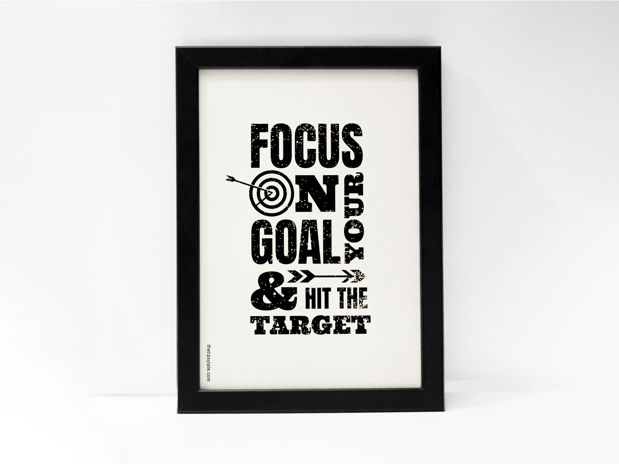 "Focus On Target" Poster - Unique Art for Your Space | The Tipsy Tale